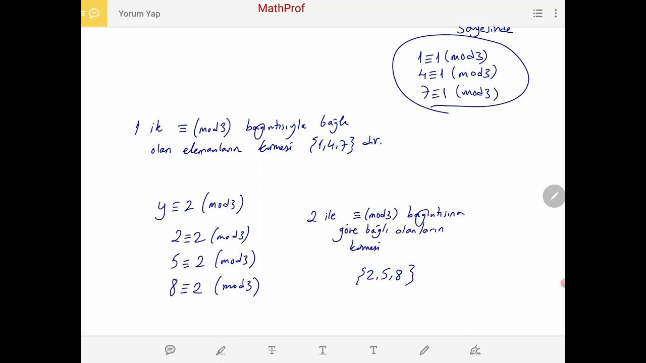 Soyut Matematik (20. Ders) Bağıntı 3 - YouTube
