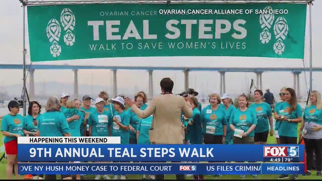 9th Annual Teal Steps Walk - YouTube