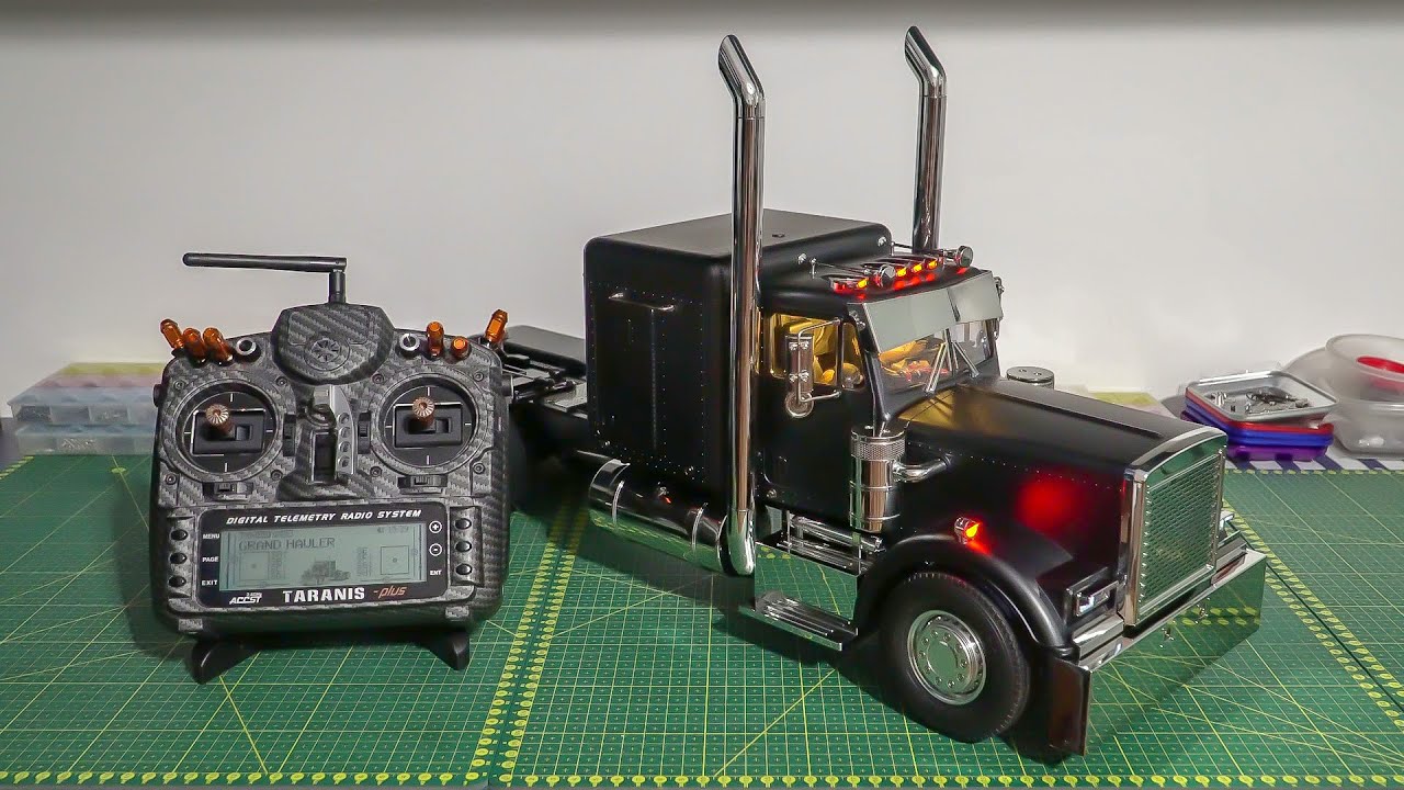 HZM - 🚚 MINIATURA CAMINHÃO RC TAMIYA COM SERVONAUT M24 E CONTROLE TARANIS - YouTube