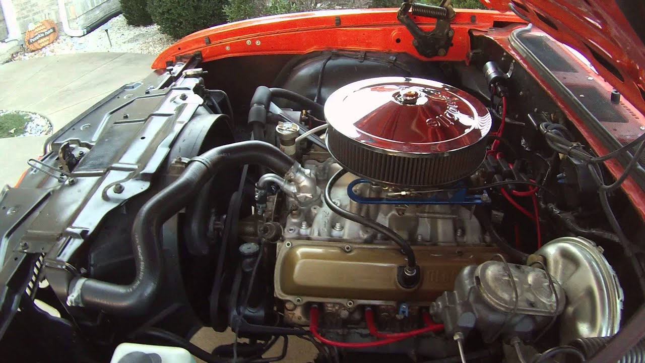 1971 Cutlass Engine Compartment. - YouTube