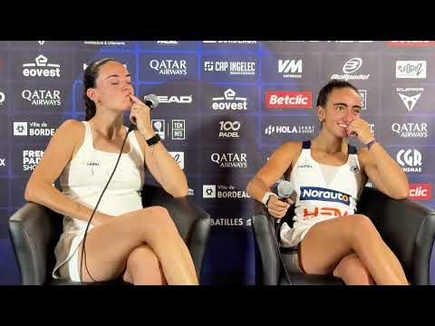 TAMARA ICARDO Y CLAUDIA JENSEN HACEN HISTORIA EN EL BURDEOS P2 PREMIER PADEL