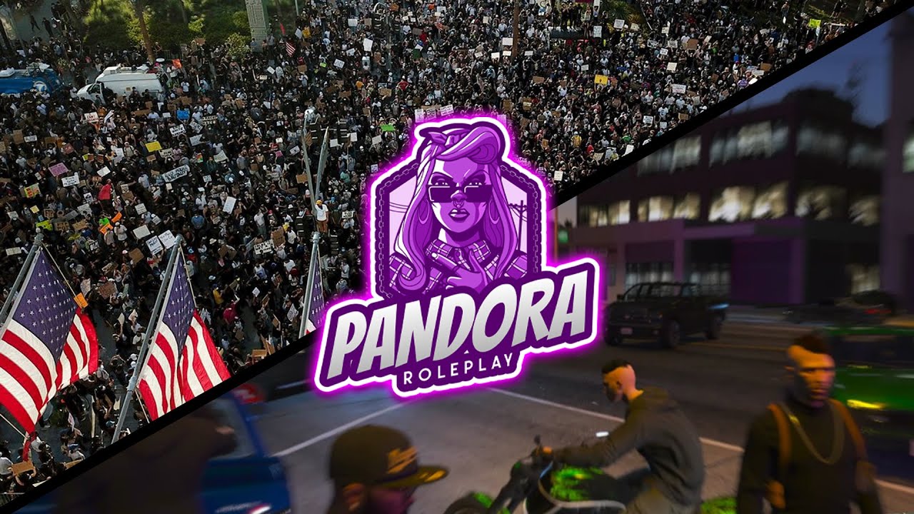 George Floyd Protest | FiveM | Pandora Roleplay - YouTube