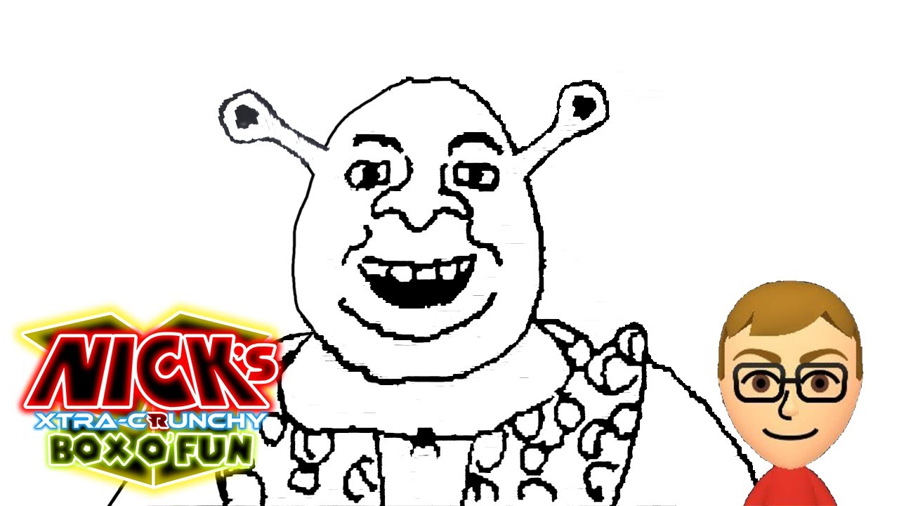 Nick Draws Shrek (ARCHIVED VIDEO FROM 2017) - YouTube