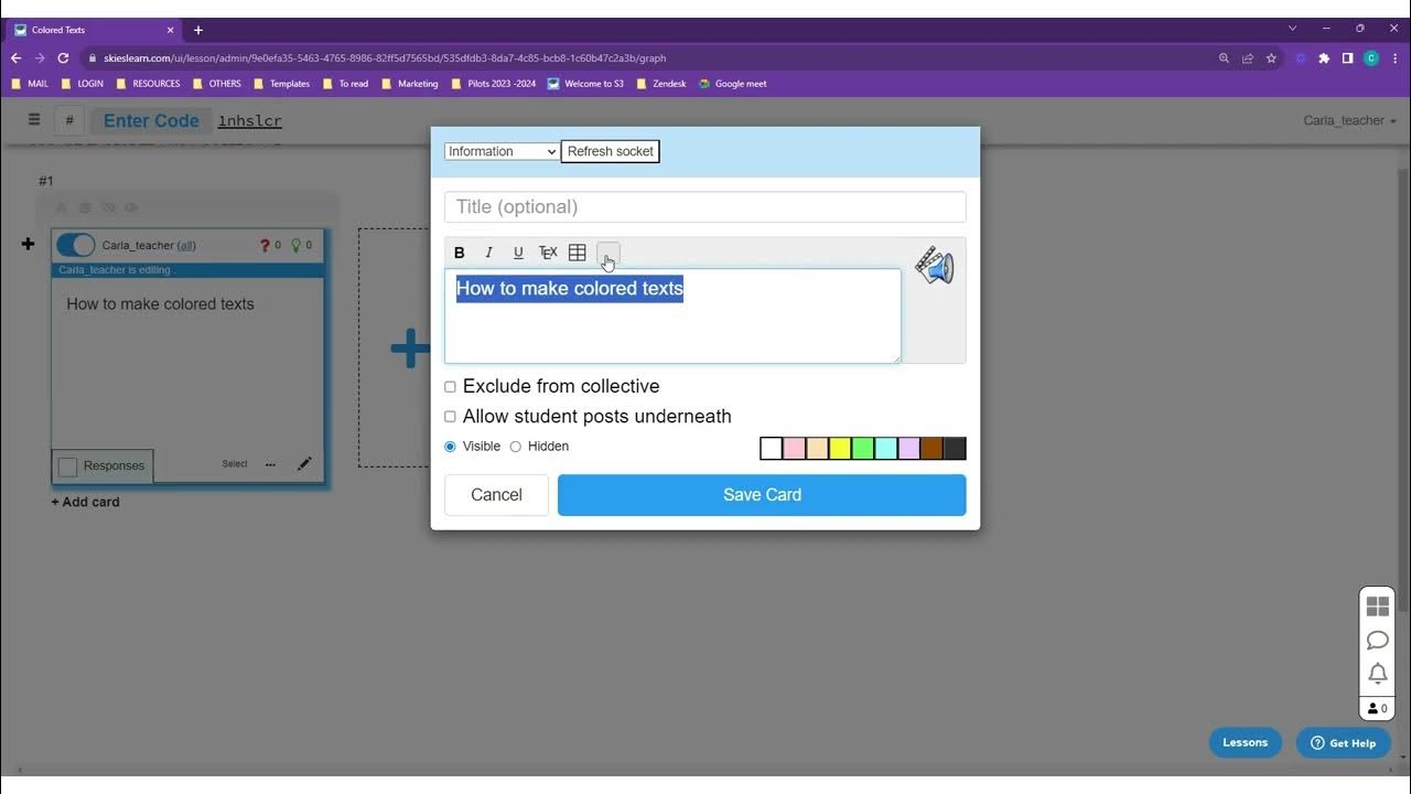 How to make colored texts - YouTube