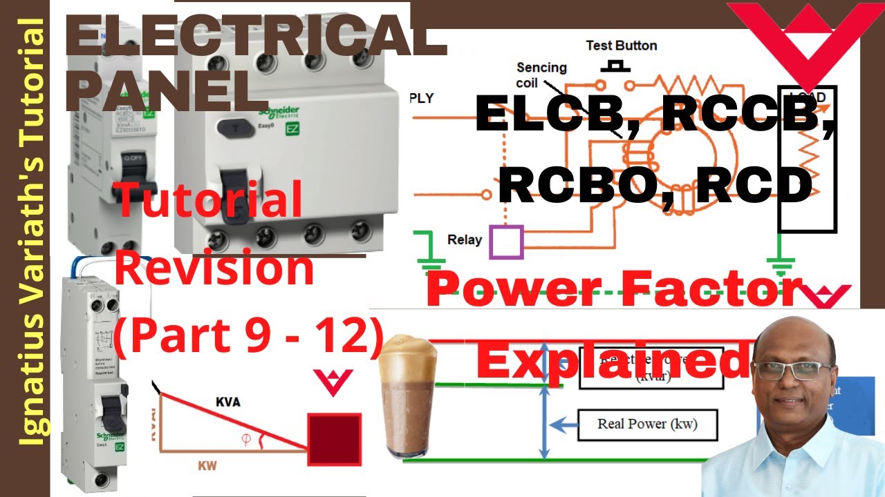 Electrical Panel | Tutorial Revision - 3 |MCB & ELCB Explained| TCL ...