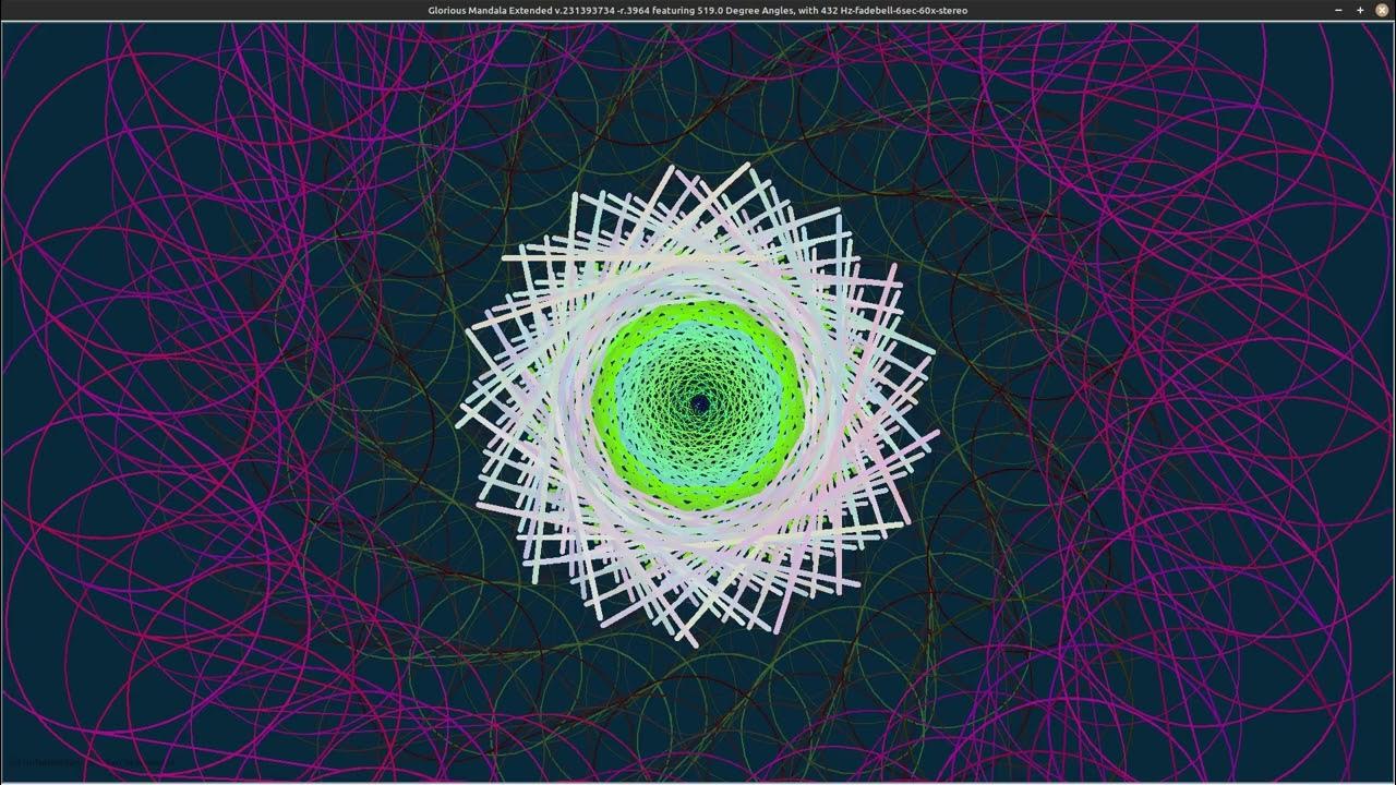 Glorious Mandala: 519 Degrees Angles, with 432 Hz Solfeggio Frequency ...