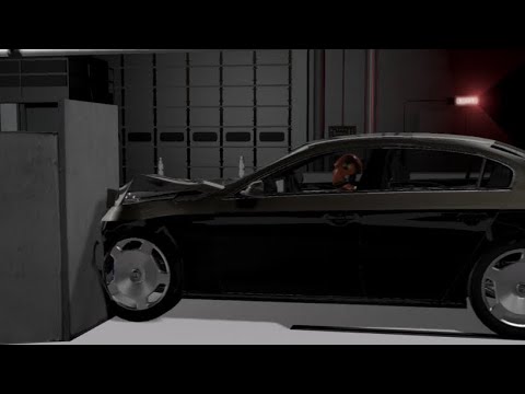 2023 ETK 900-Series V12 small overlap BIHS crash test - YouTube