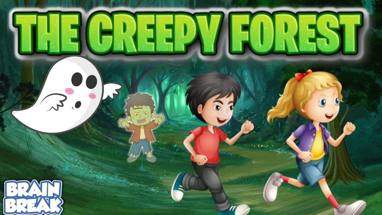The Creepy Forest | Halloween Brain Break | Chase Game - YouTube