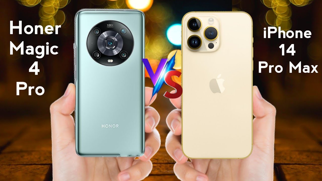 Honor Magic 4 Pro vs iPhone 14 Pro Max | honor magic 4 pro review | iPhone 14 Pro Max - YouTube