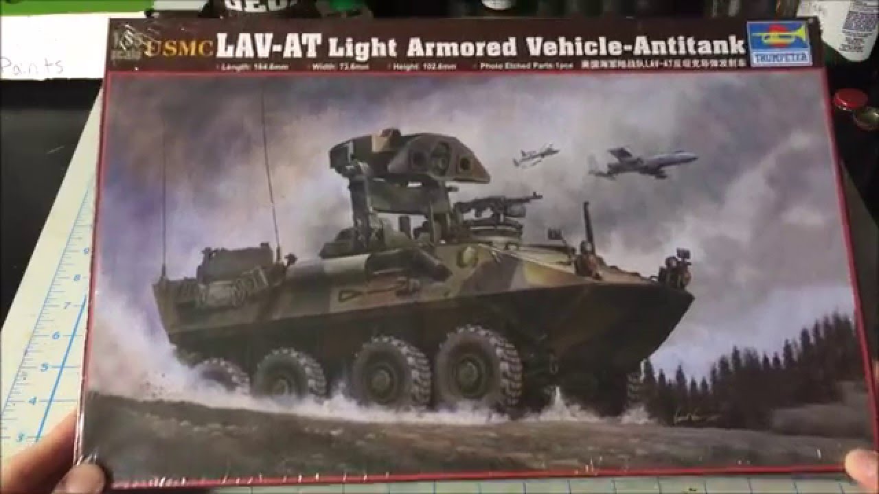 Trumpeter 1/35 LAV- AT Light Armored Vehicle- Antitank review - YouTube