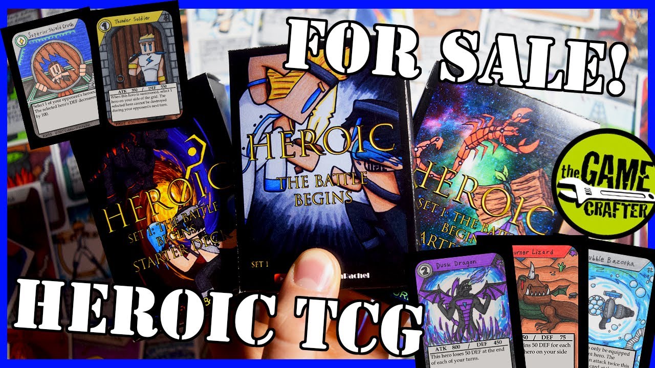 HEROIC IS FOR SALE!!! Homemade TCG Pack Opening! - YouTube