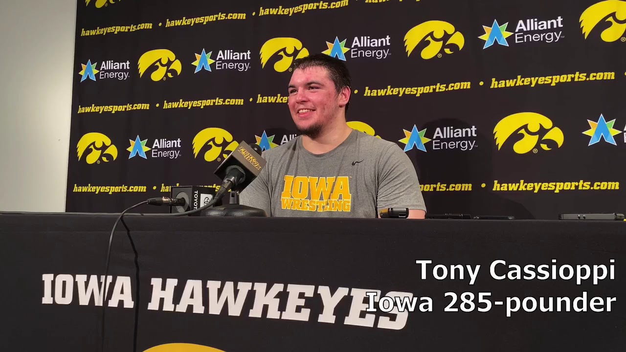 Tony Cassioppi sealed Iowa's 19-17 win over Penn State - YouTube