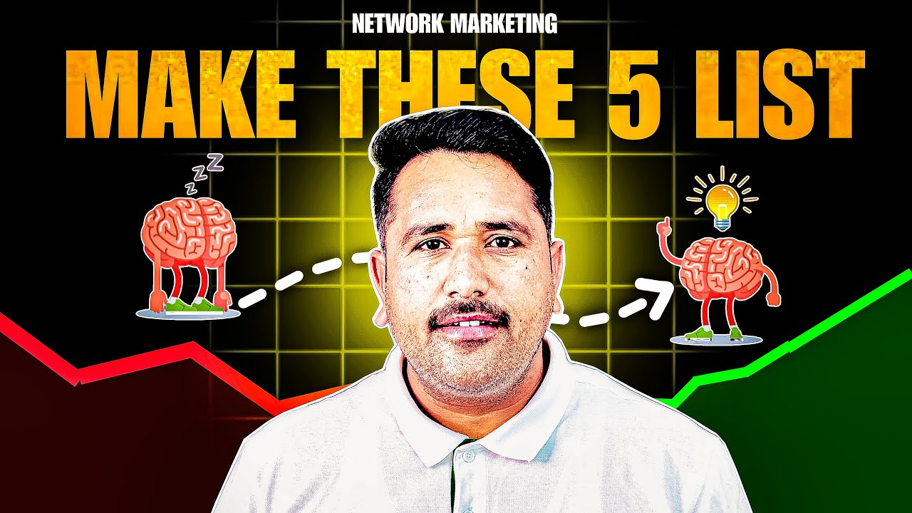 Make These 5 Productive List In Network Marketing - YouTube
