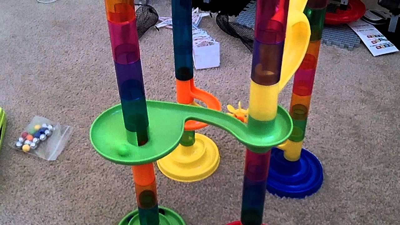 Marble Race 16 w/ the Plastic Marbles - YouTube