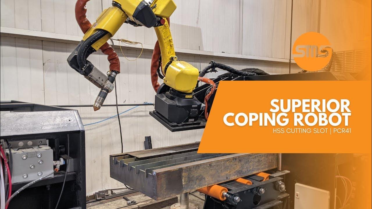 Superior Coping Robot - PCR41 HSS Cutting Slot | Specialist Machinery Sales - YouTube