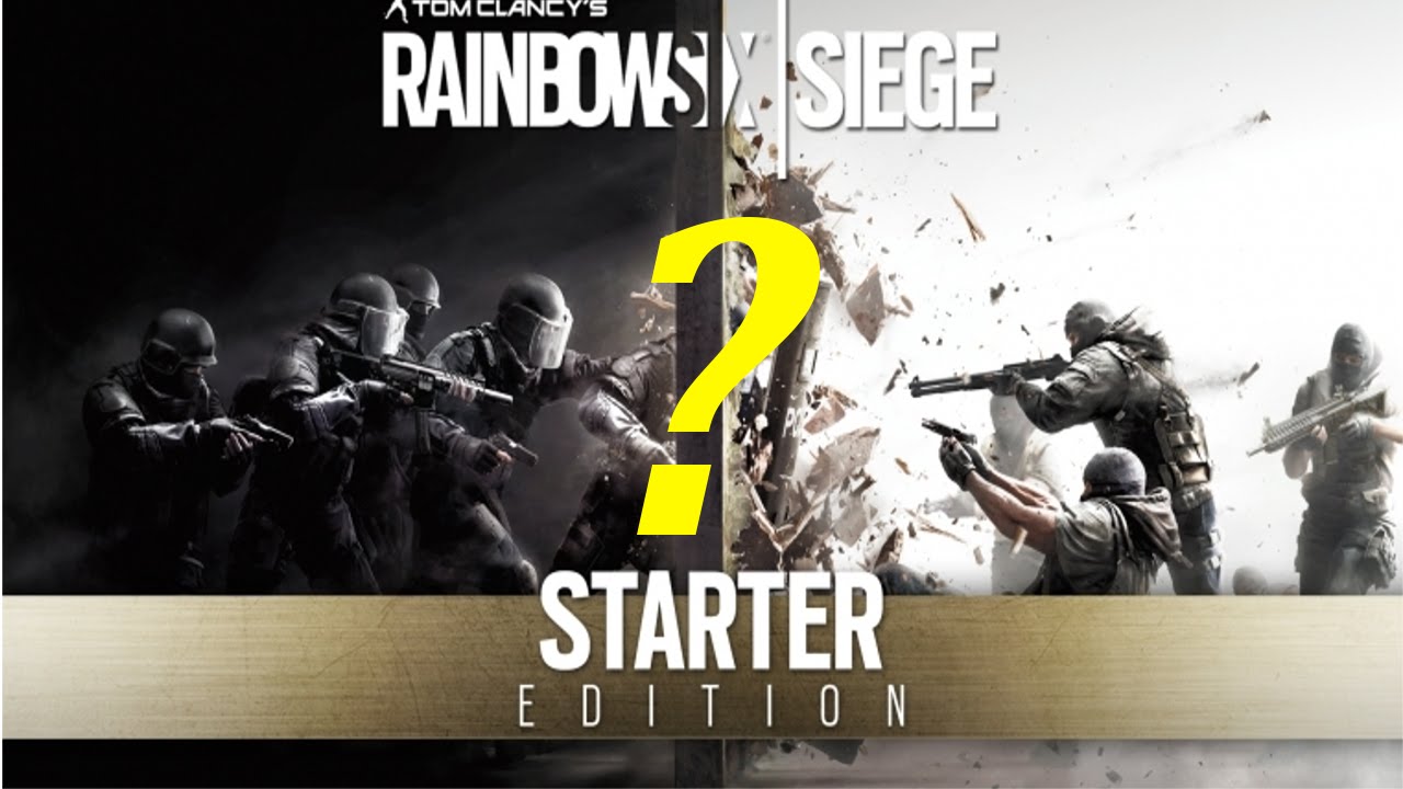 Rainbow Six Siege STARTER EDITION | Commentary - YouTube
