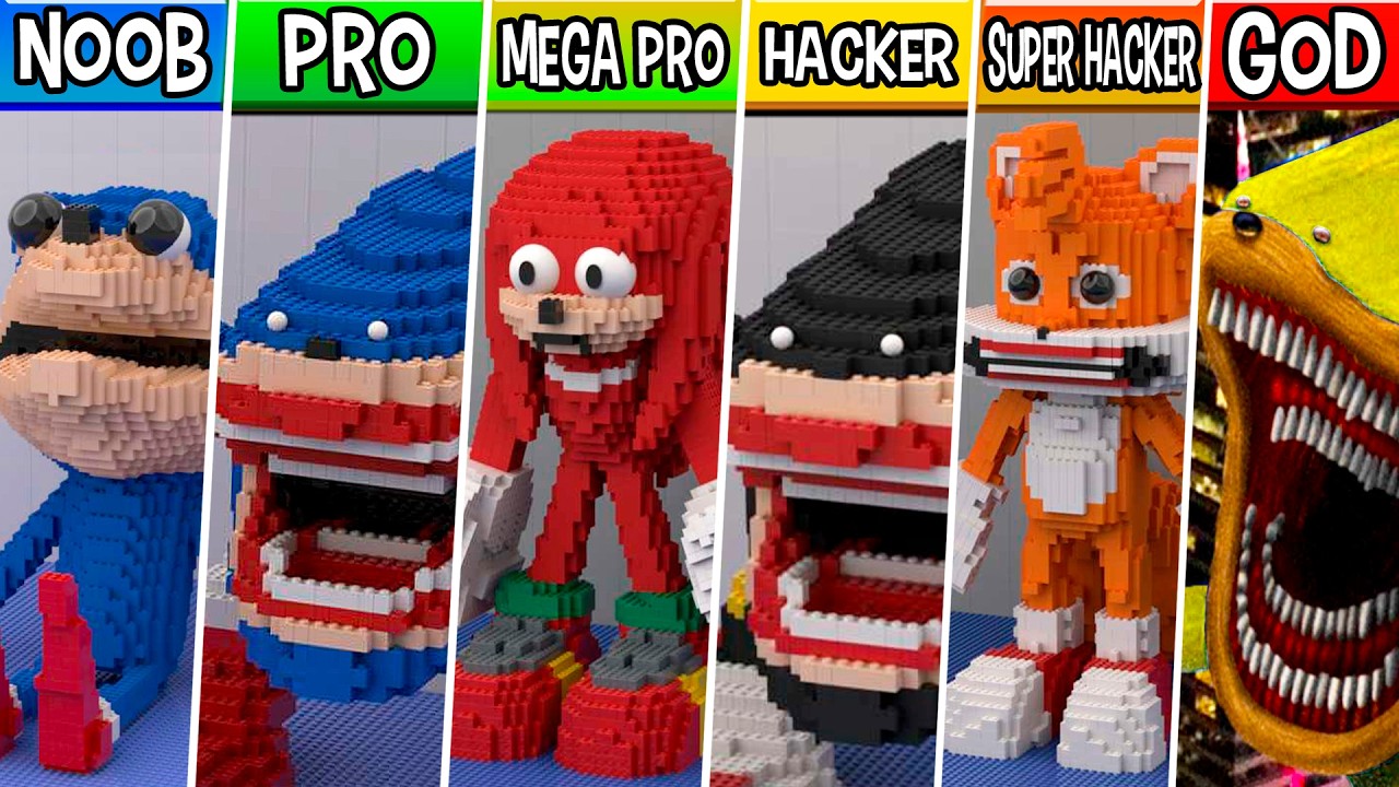 LEGO ALL Characters & ALL Forms in Shin Sonic Tapes (FULL COLLECTION #1 ...