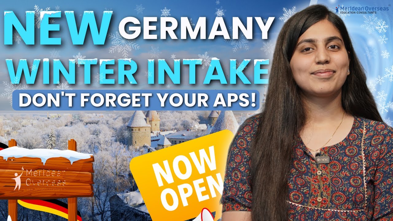 Good News: Germany Winter Intake | APS Certificate | Study in Germany ...