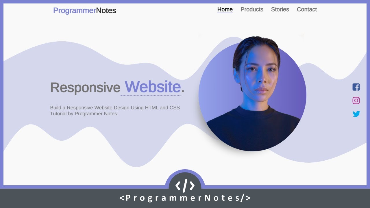 Build a Responsive Website with HTML and CSS Tutorial - YouTube