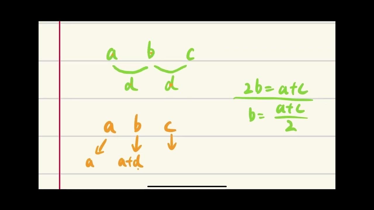 IB Math A&A: Arithmetic Sequences (part 1) - YouTube