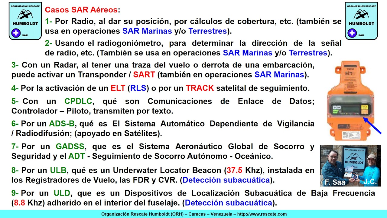 SAR-1 ¿Dónde se deben iniciar las Operaciones SAR? - YouTube