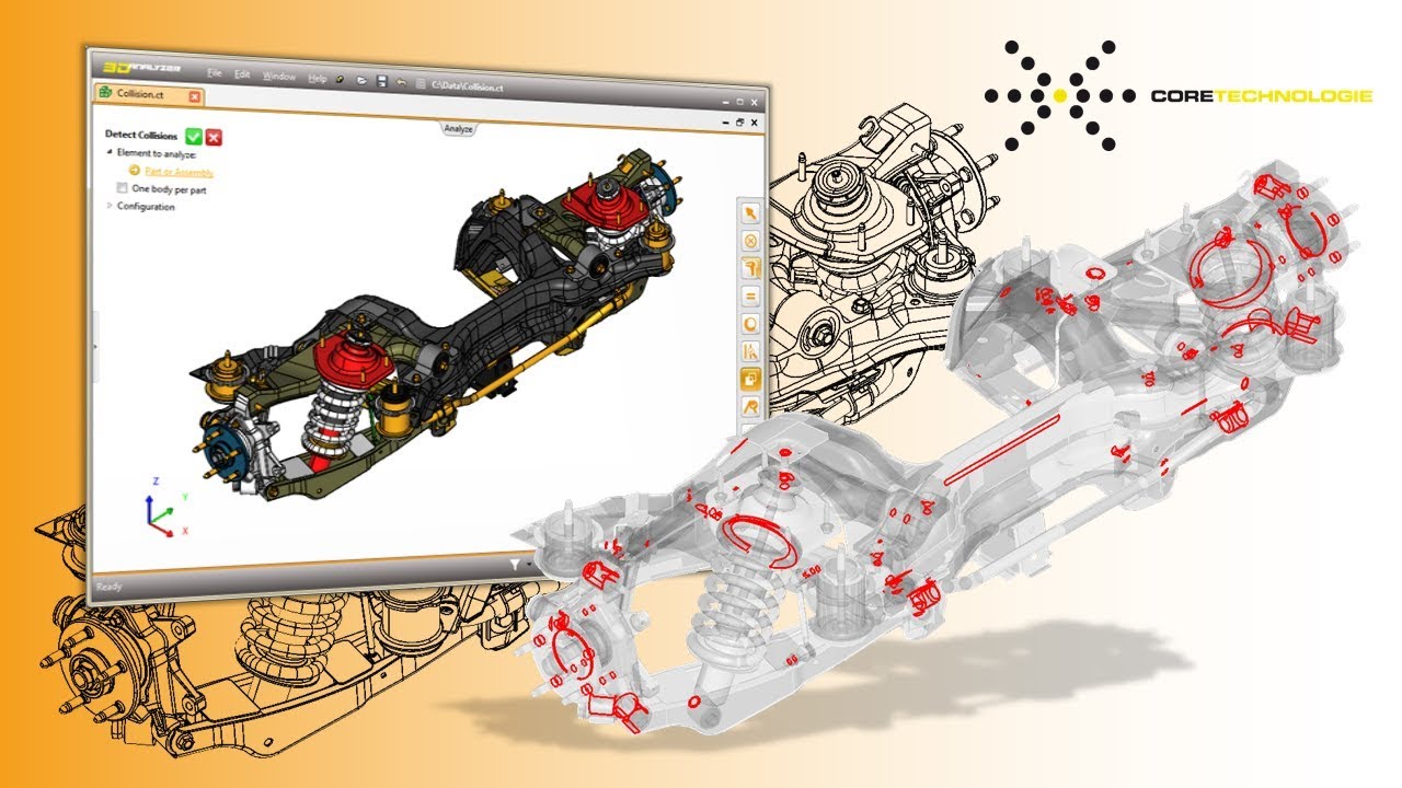 干渉チェック | 3D_Analyzer & Evolution - YouTube