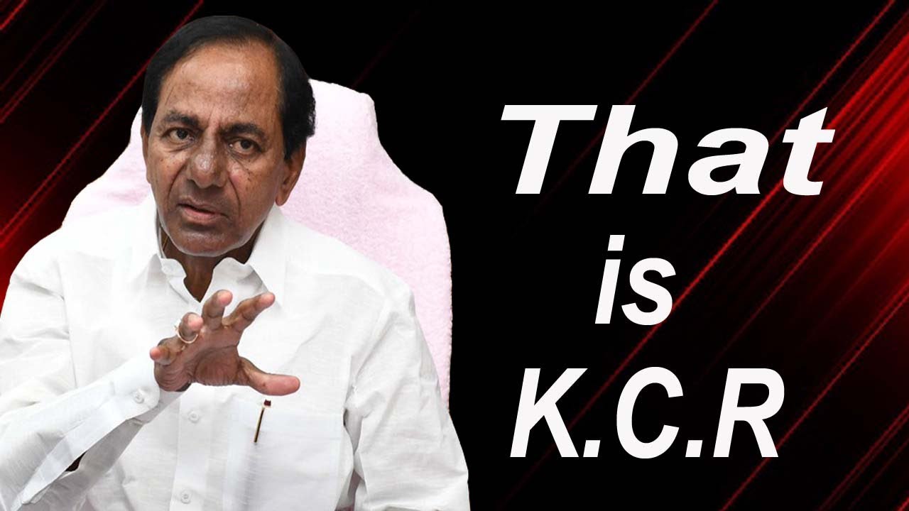 That is K.C.R...S.V.S.Reddy Analysis - YouTube