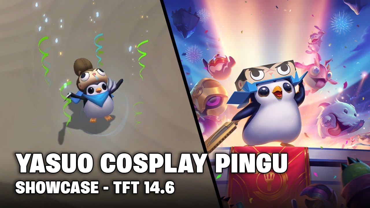 YASUO COSPLAY PENGU | TFT 14.6 - YouTube