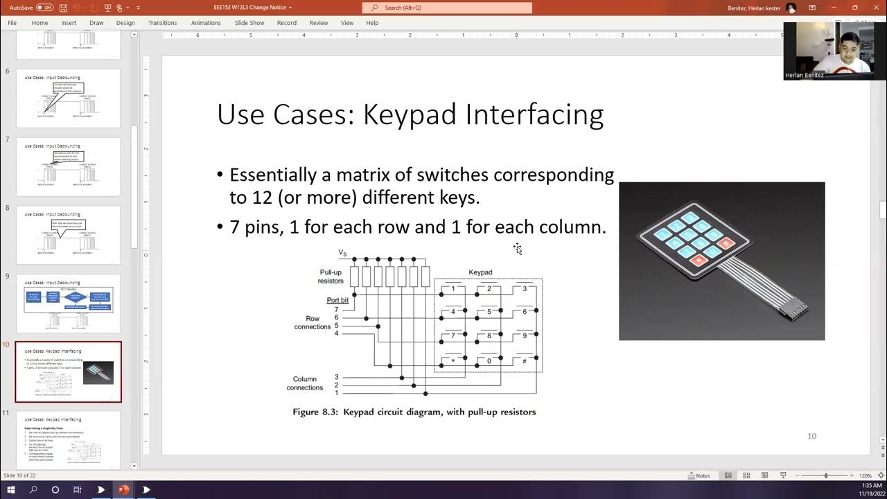 EEE 153 1s2223 | Week 12 - Microcontroller External Interrupts | Herlan Benitez - YouTube