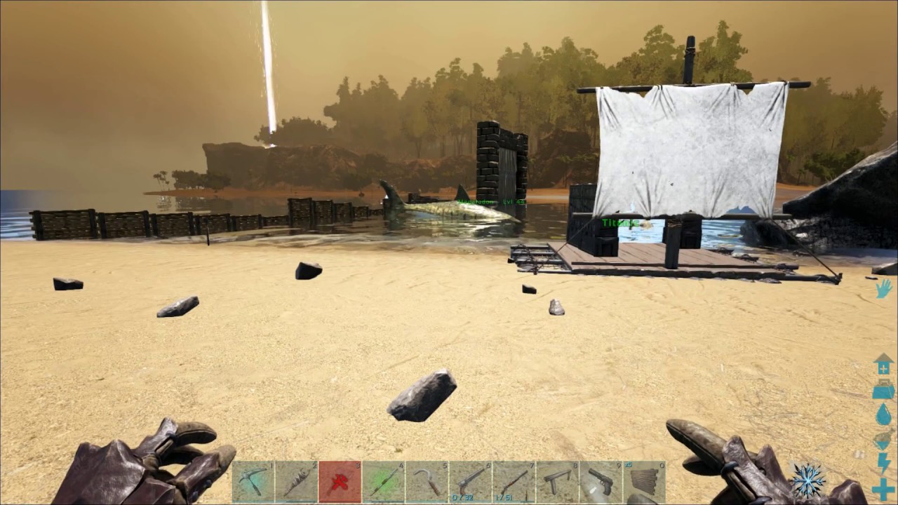 Ark: Survival Evolved We Have A Water Pen! - YouTube