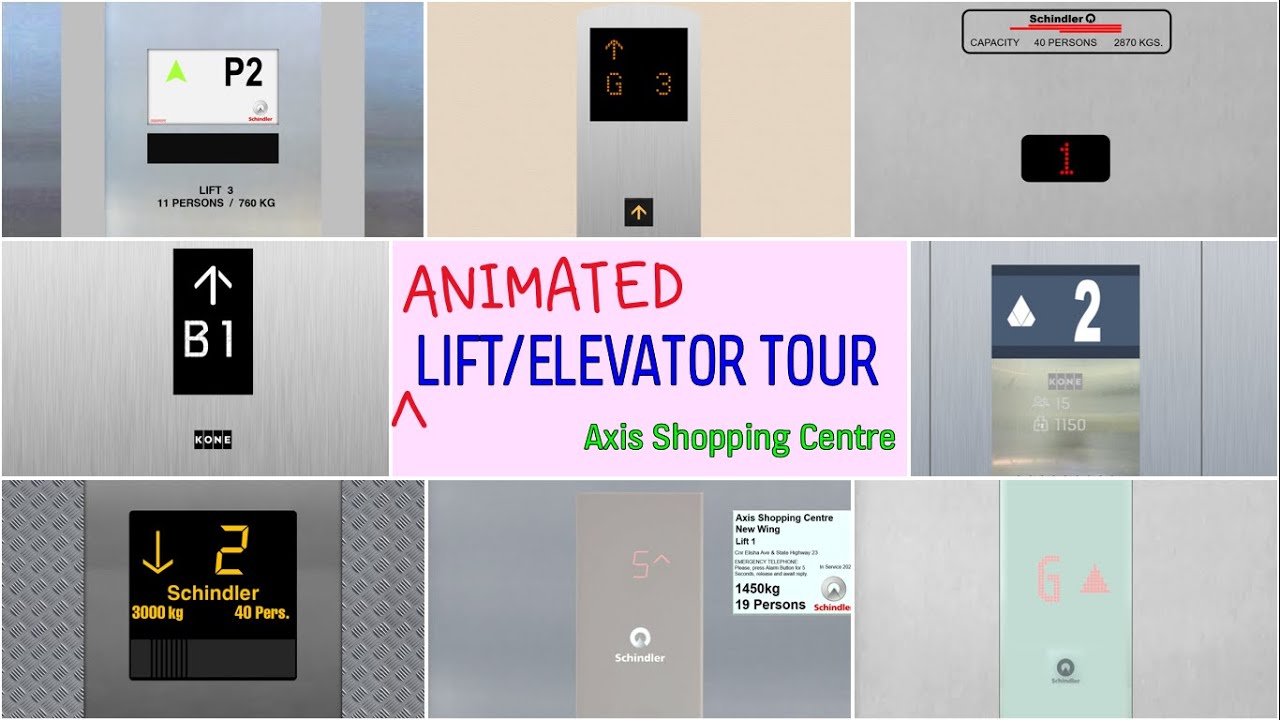 [A] 🎄 Axis Shopping Centre | ANIMATED LIFT/ELEVATOR TOUR! (Christmas ...