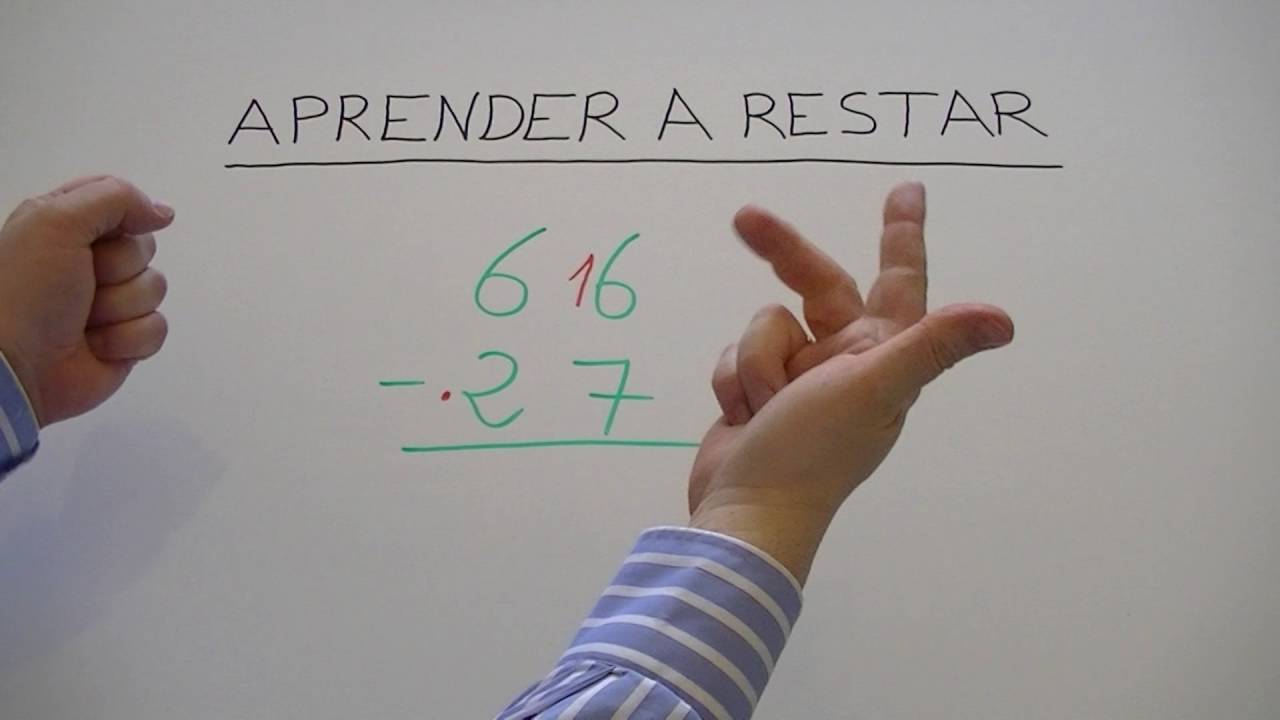 Aprender a restar llevando en Primer Curso de Educación Primaria - YouTube