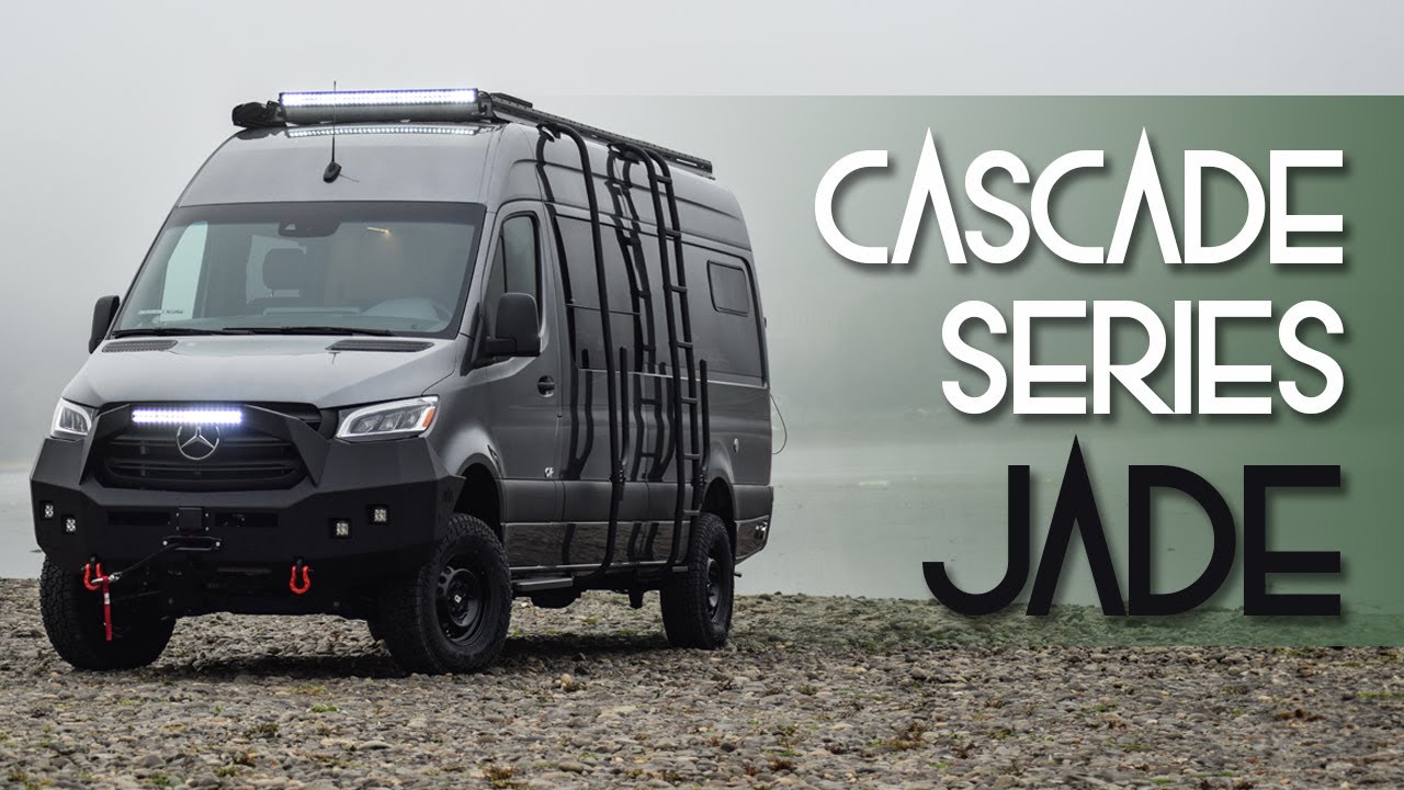 Jade: Cascade Series // Converted AWD Mercedes Sprinter Van Tour - YouTube