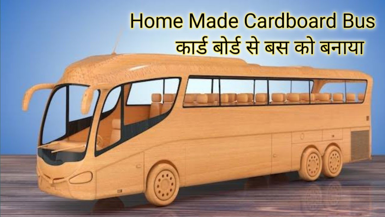How To Make Tata Motors Hybrid Bus from cardboard - hybrid bus home ...