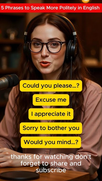 Learn 5 Phrases To Speak Politely In English #shorts #speakenglish #studyenglish #learnenglish ...