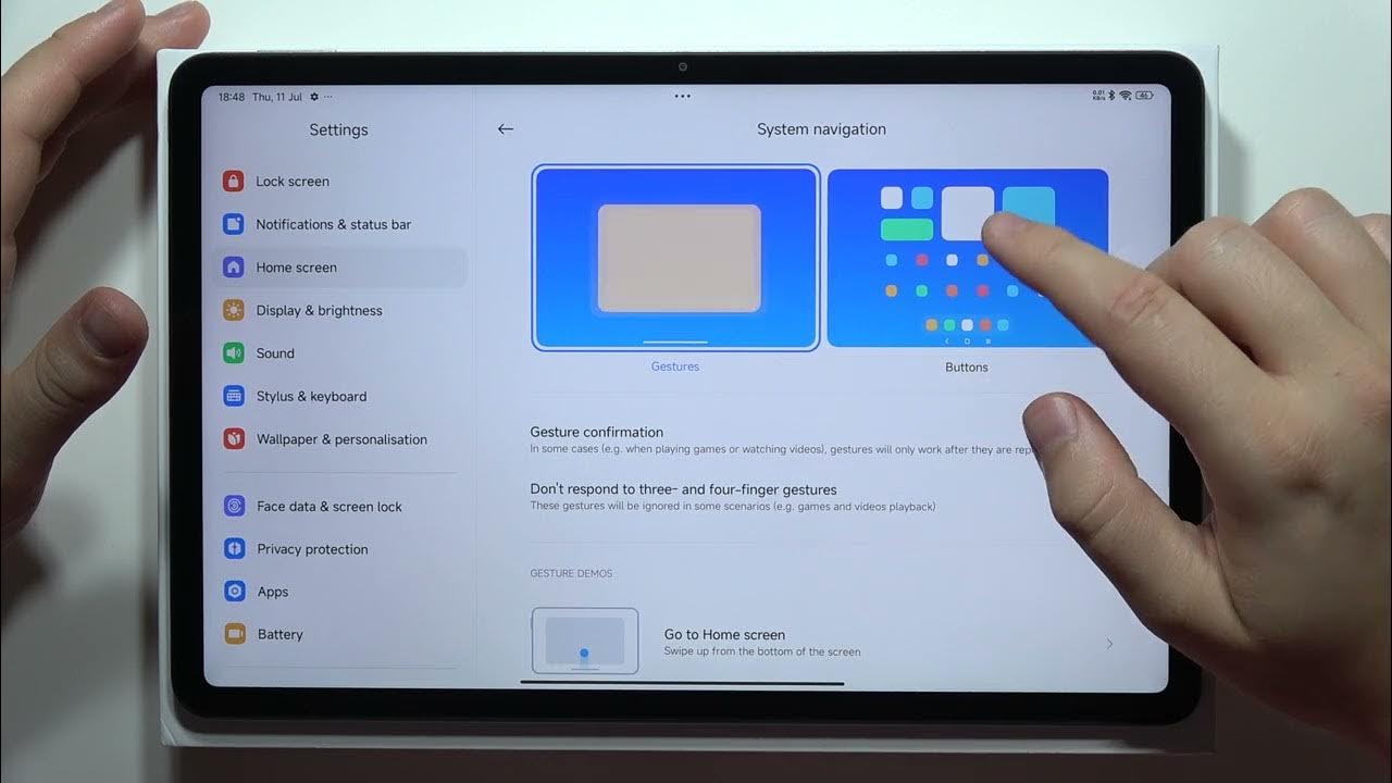 Redmi Pad Pro: Enable 3 Buttons Navigation - Get Back Button - YouTube