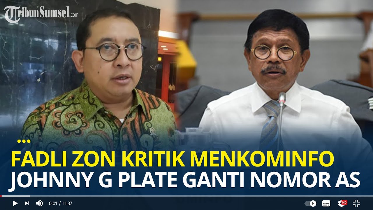 Data Pribadinya Diretas, Menkominfo Johnny Gerard Plate Ganti Nomor ...