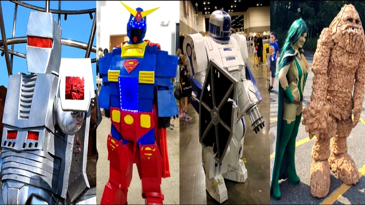 How to Make Giant Cosplays - R2D2 Gundam, Transformers & Clayface - A ...