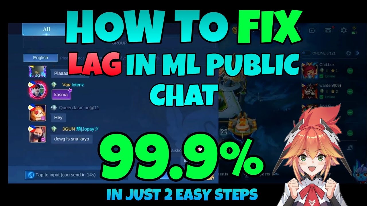 HOW TO FIX LAG IN MOBILE LEGENDS PUBLIC GLOBAL CHAT | MLBB - YouTube