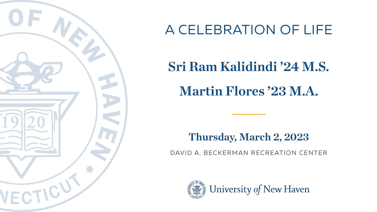 A Celebration of Life for Sri Ram Kalidindi and Martin Flores - YouTube