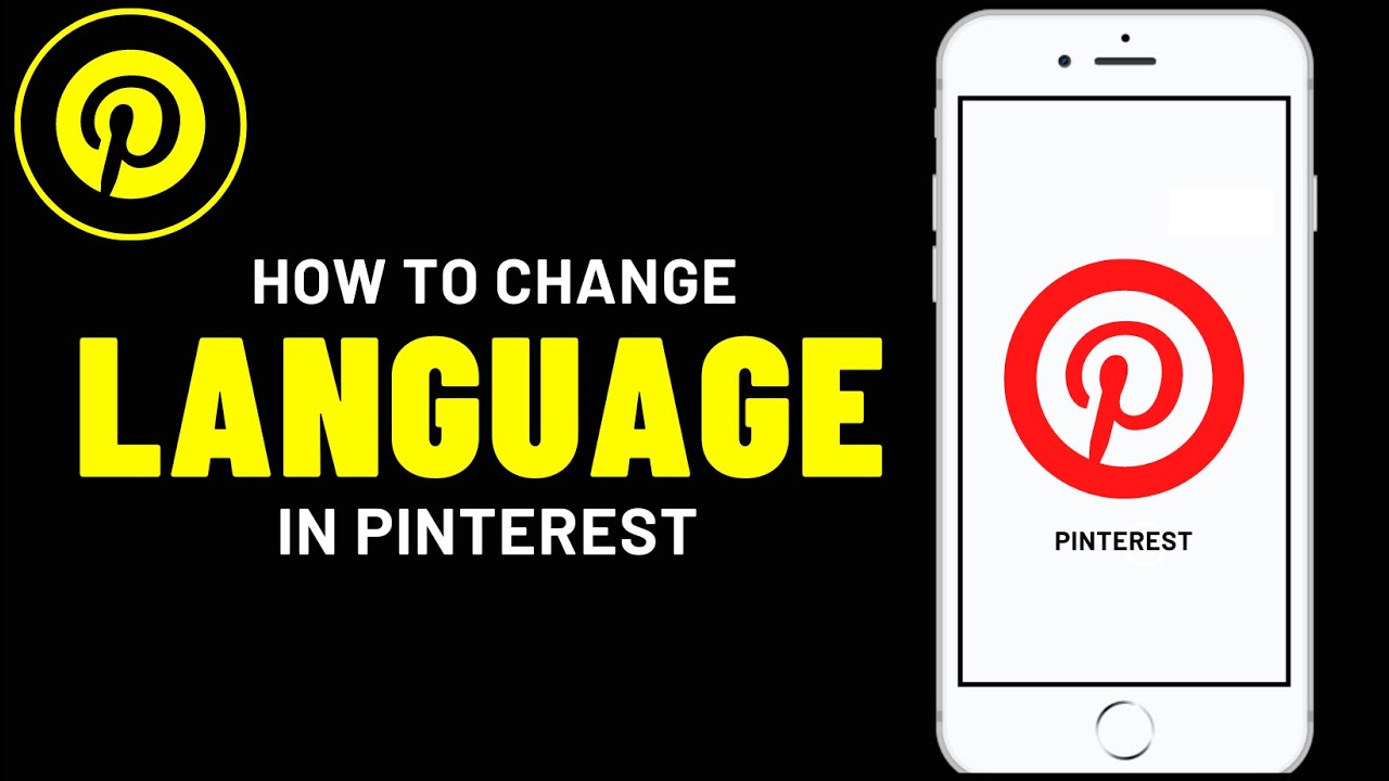 How to Change Language in Pinterest - YouTube