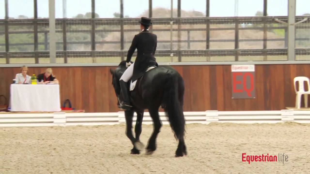 Natasha Althoff-Kelly and Ebony Park Abe FEI Grand Prix CDI - YouTube