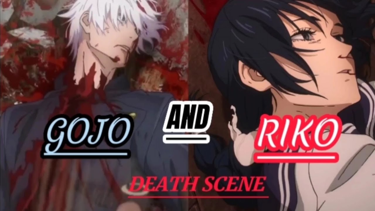 ️🔥jujutsu kaisen season 2 #gojo and riko death scene_-+-_786 😢#dzanum ...