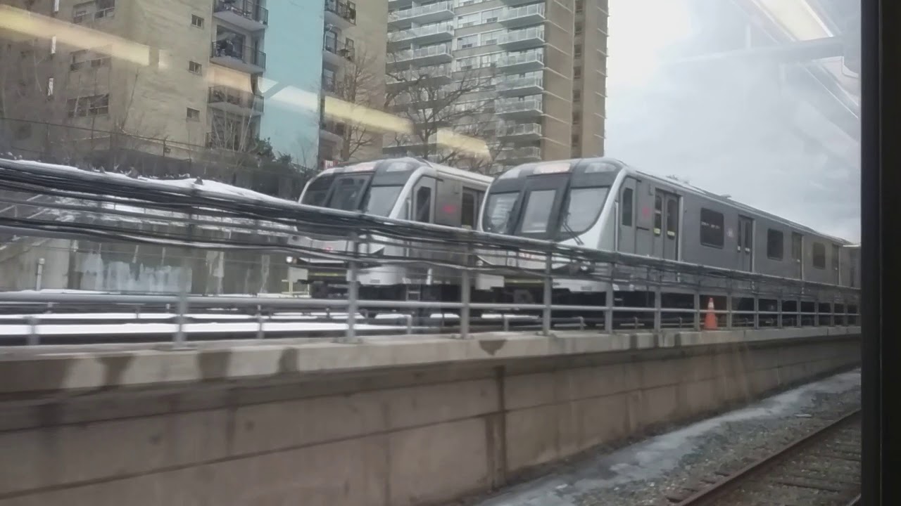 TTC Toronto rocket Davisville Yard - YouTube
