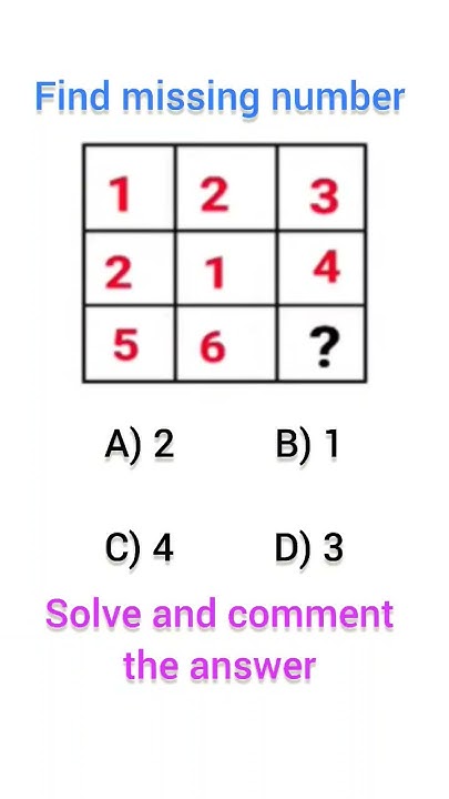 #Find missing number #reasoning short tricks #maths tricks #Reasoning classes #aptitude - YouTube