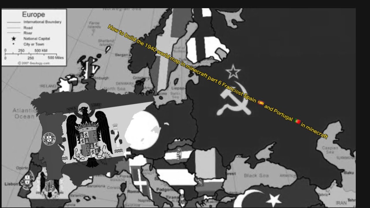How to build 1940 world map part 6: Francoist spain 🇪🇸 and Portugal 🇵🇹 ...