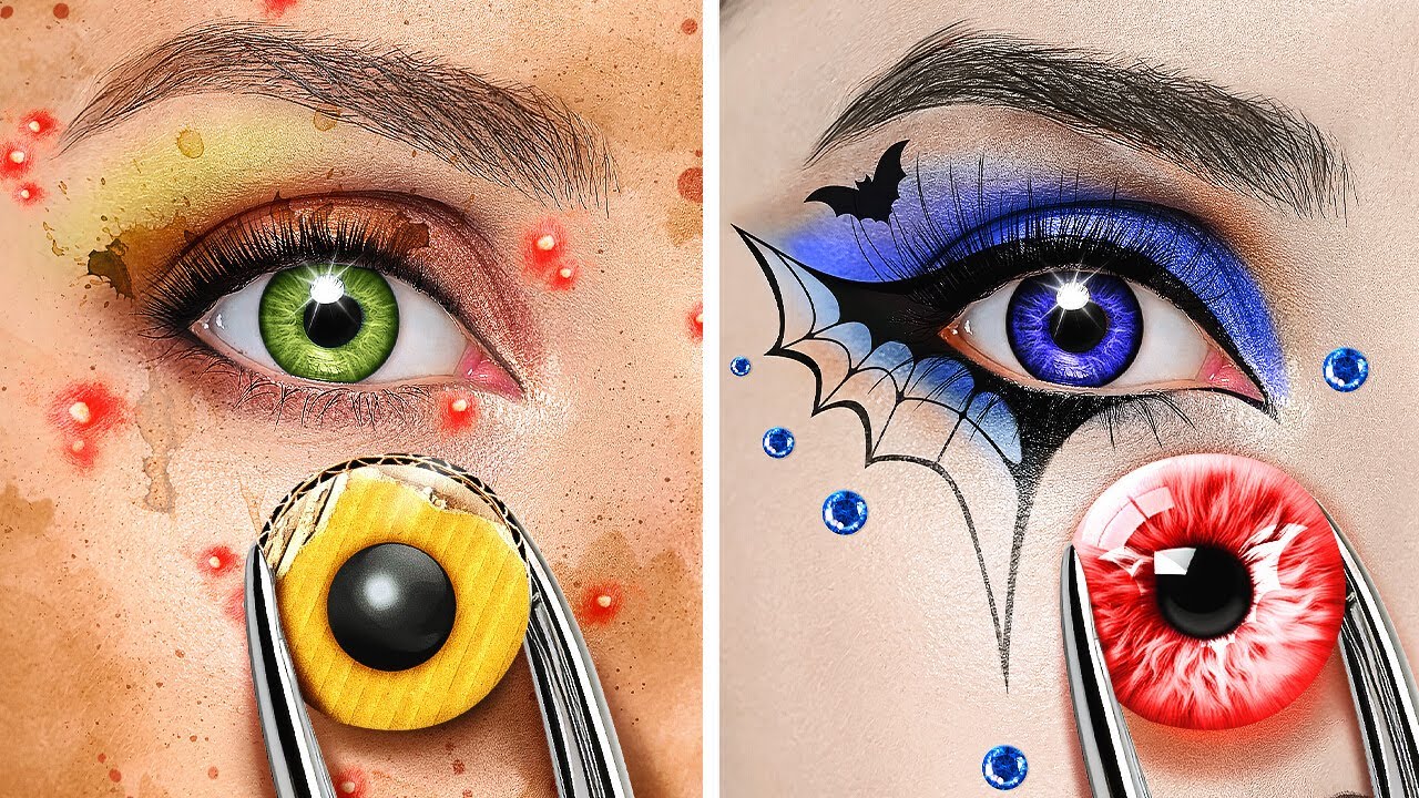 AMAZING MAKEOVER GADGETS || From Nerd To Vampire! Extreme Beauty ...