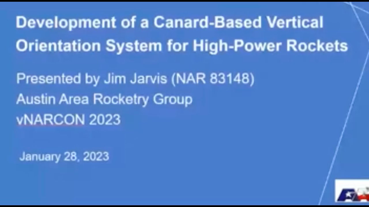 Development of a Canard Based Vertical Orientation System for High ...
