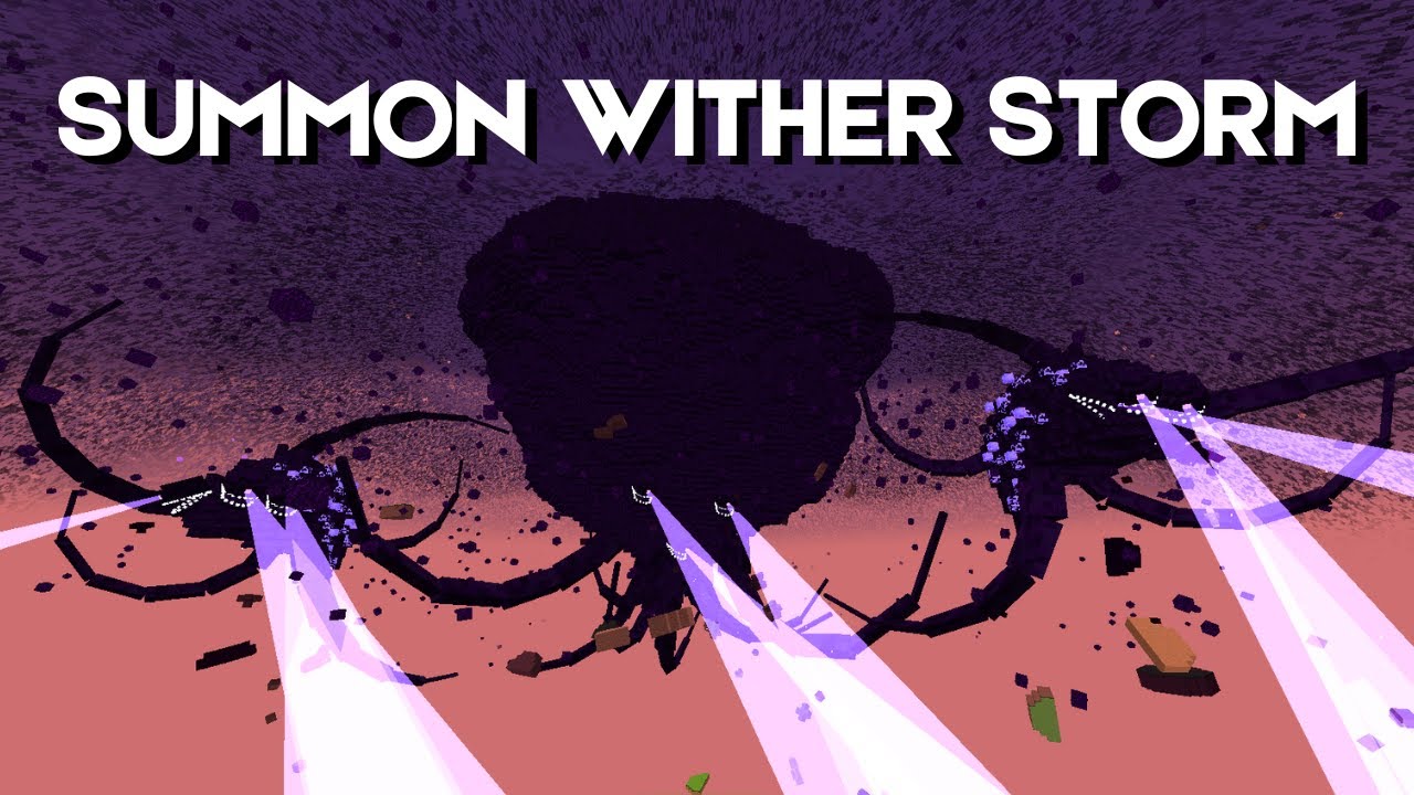 How to Summon Wither Storm in Minecraft (Bedrock/PE/Java) 100% Working ...