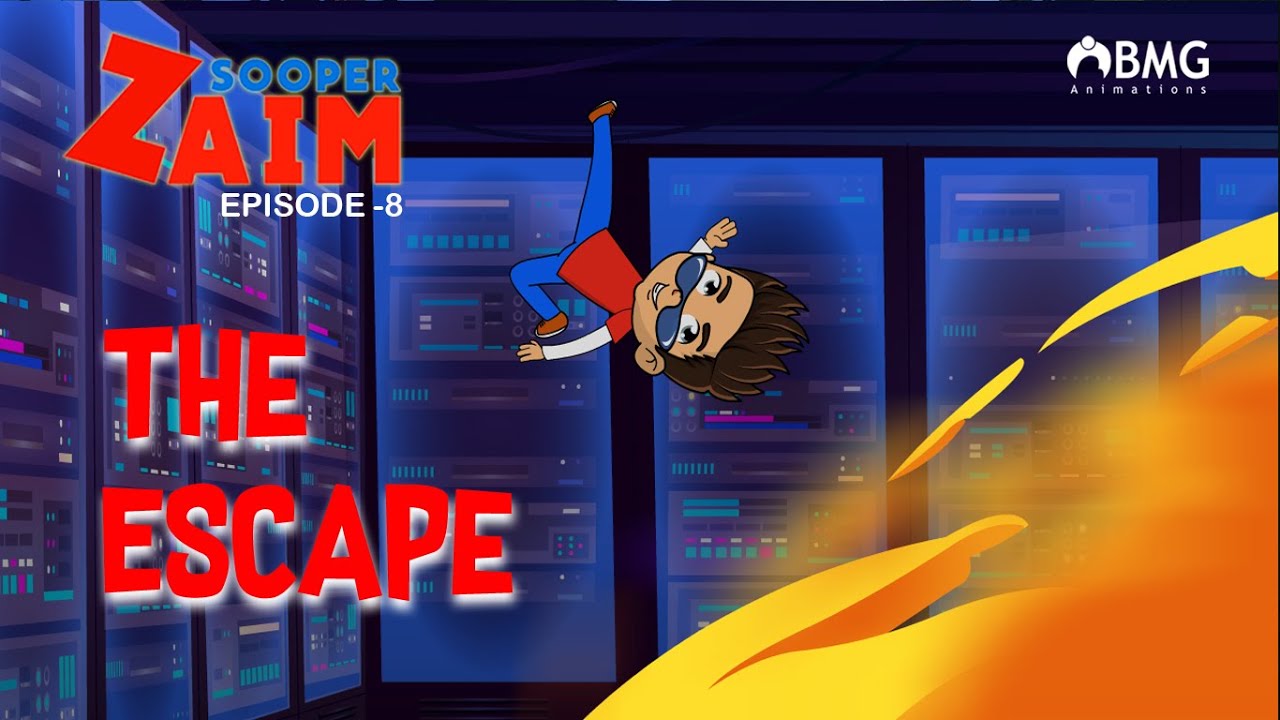Sooper Zaim | Episode 8 | The Escape | Malayalam Animation Series | BMG ...